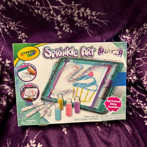 Crayola | Toys | Crayola Sprinkle Art Shaker Purple | Poshmark